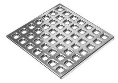 Firkantet Rist Rustfri 146 Mm Type F - vvs nr. 153842146 - køb til 146 ...