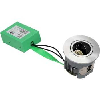 NVC DK Downlight Arden GU10, max 7W LED, rund, børstet alu - vvs nr ...