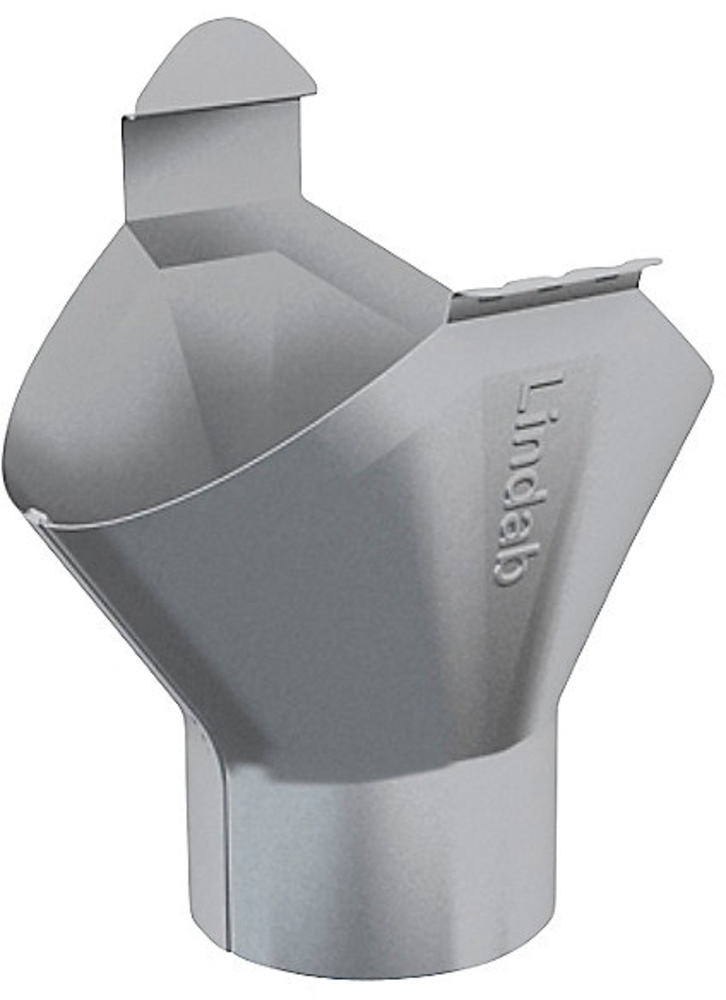 Lindab Rainline tudstykke 125 mm til 75 mm nedløb - vvs nr. 276406149 ...