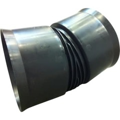 Hegler Plastik Siroplast 118/99 mm 15 gr. bøjning, uden gummiringe ...