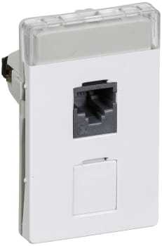 LK Fuga Dataudtag 1xRJ45 Krone/Lsa Hvid - vvs nr. 1088002427 - køb til ...